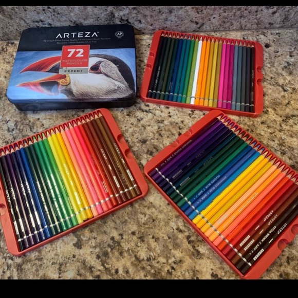 Arteza Expert | Toys | New Arteza Expert Watercolor Pencilscontains 72 ...